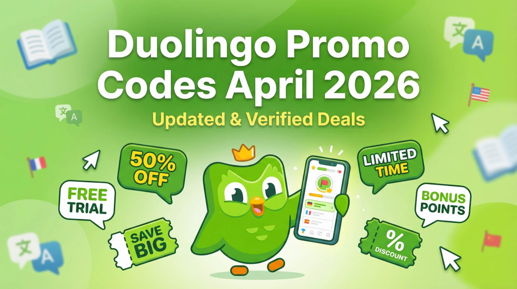 Duolingo Promo Codes & Coupons April 2026 (Updated)